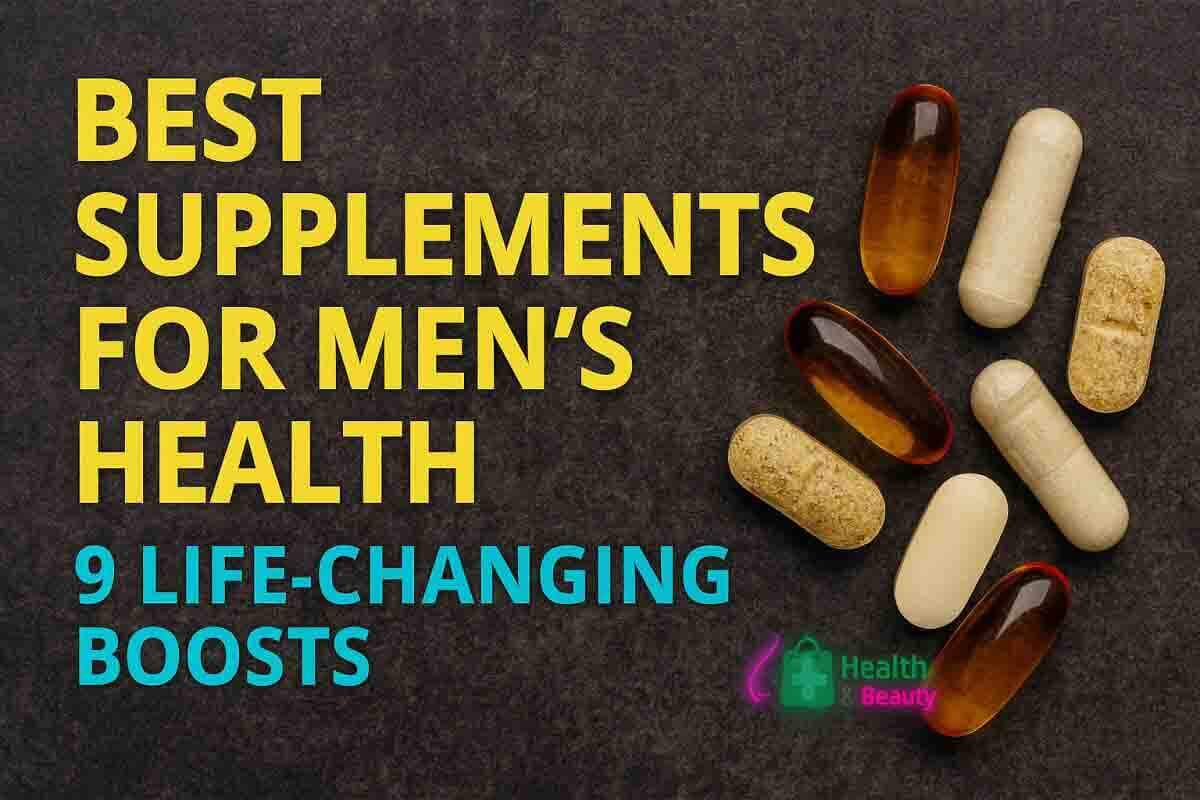 Best Supplements For Men’s Health: 9 Life‑Changing Boosts